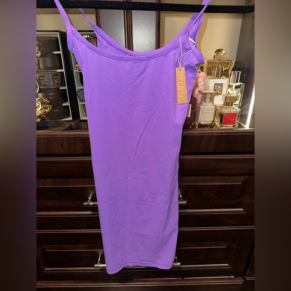 SKIMS | Intimates & Sleepwear | Skims Vibrant Purple Slip Dress | Poshmark
